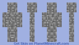 Stone block Person Minecraft Skin